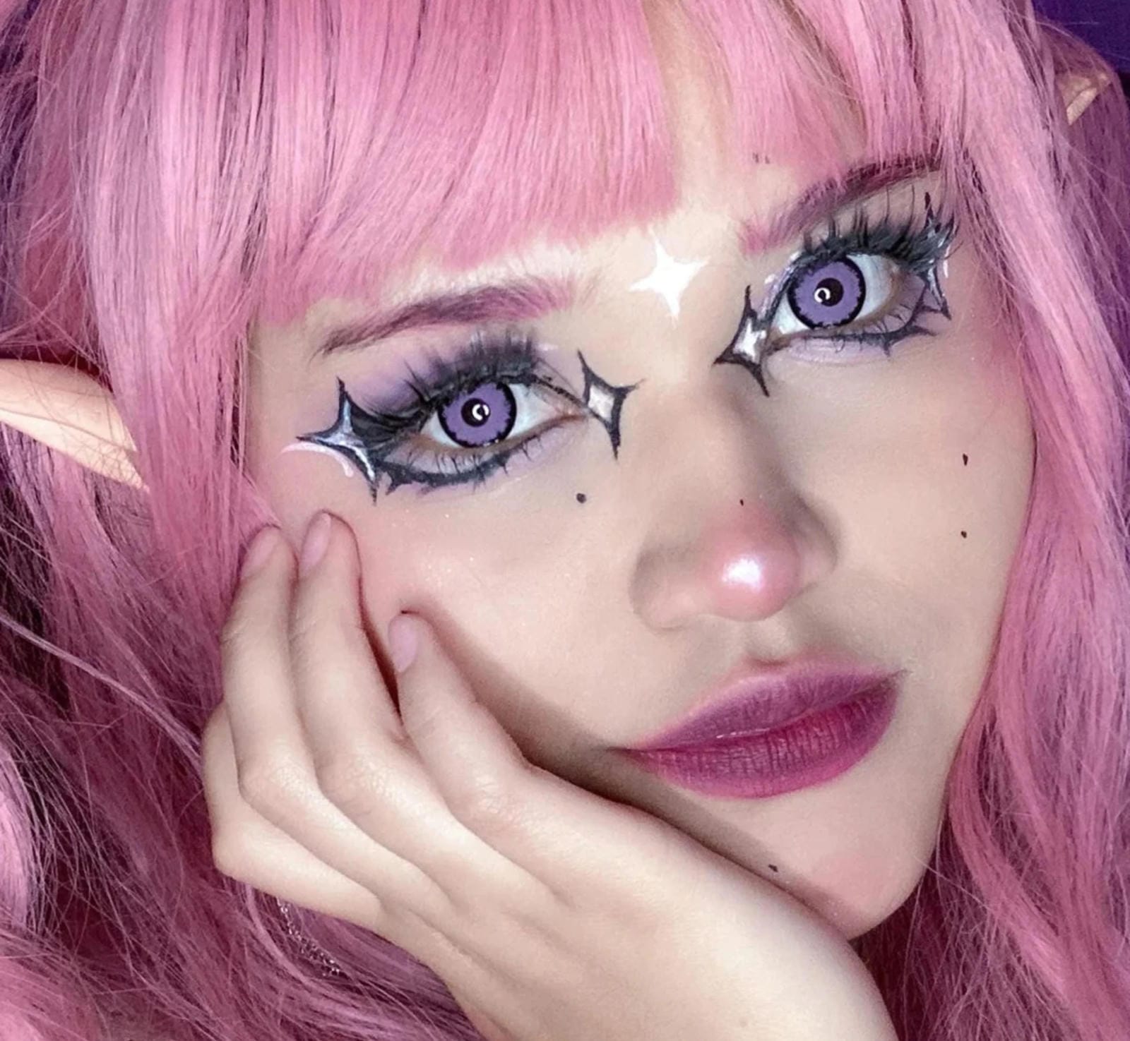 Demon Slayer Shinobu Blue and Purple – Halloween Contact Lenses