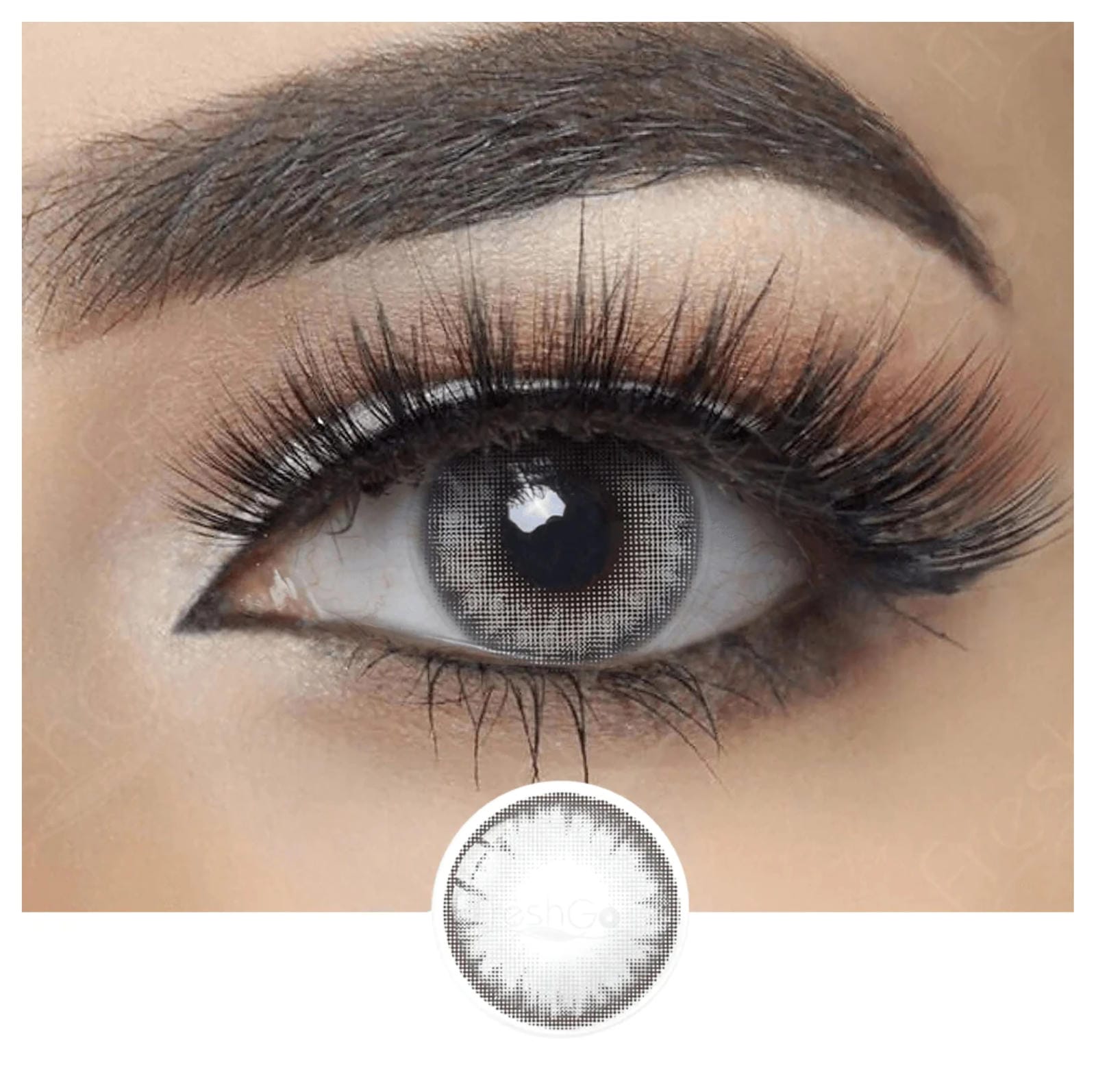 Pro Crystal Gray coloured contact – Halloween Contact Lenses
