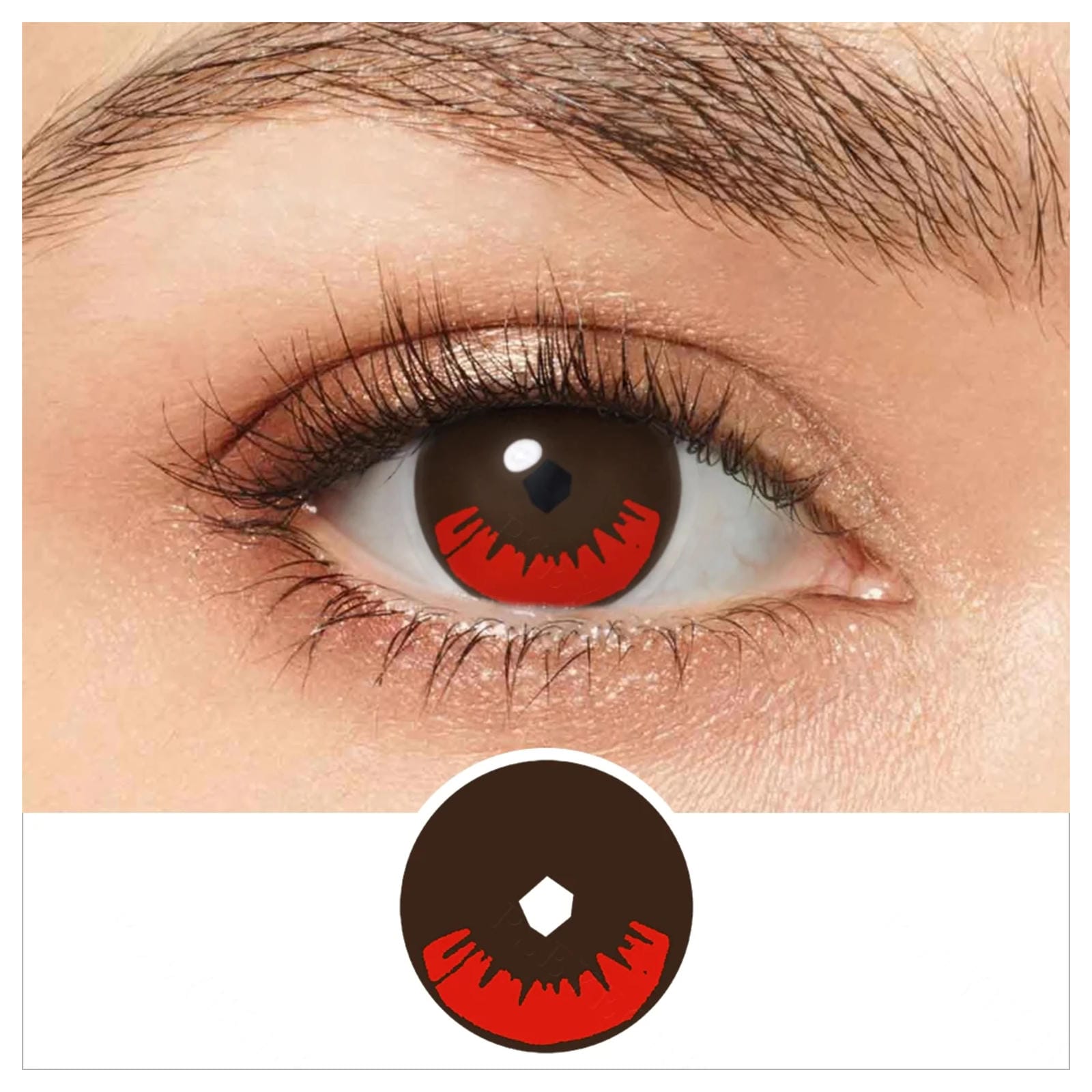 Tanjiro Kamado Cosplay Contacts – Halloween Contact Lenses