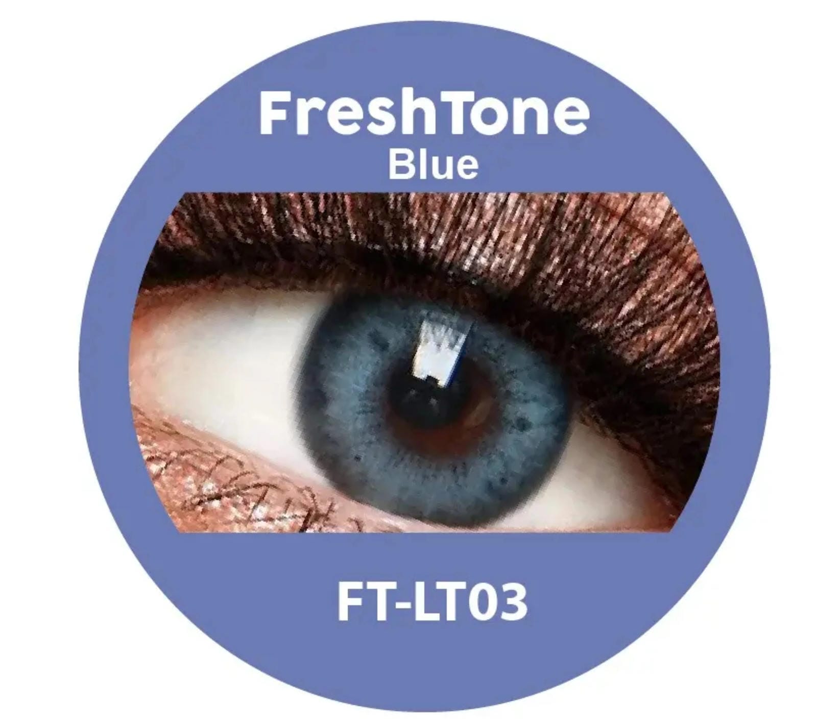 3 Tone FreshTone Lantana Blue – Halloween Contact Lenses