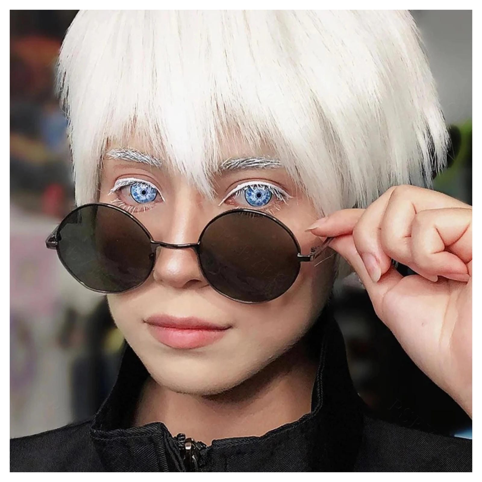 Jujutsu Kaisen Gojo Satoru Ice Blue Contacts – Halloween Contact Lenses