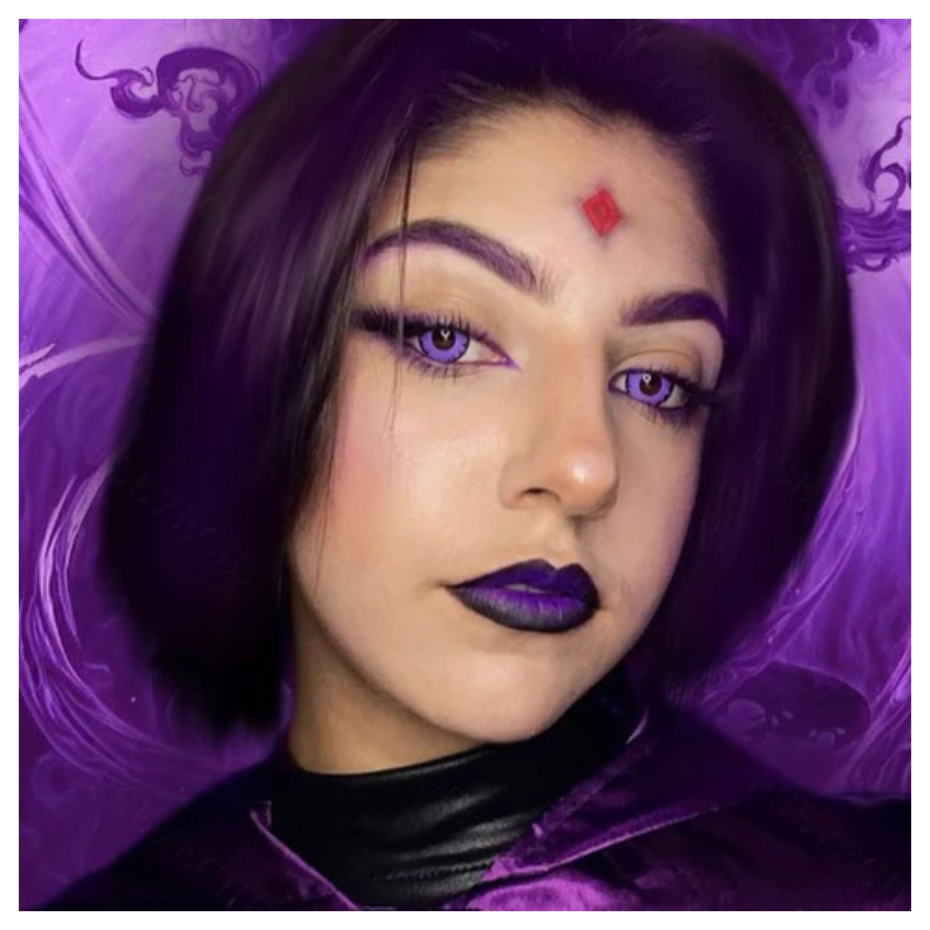Purple Vampire Halloween Contacts – Halloween Contact Lenses