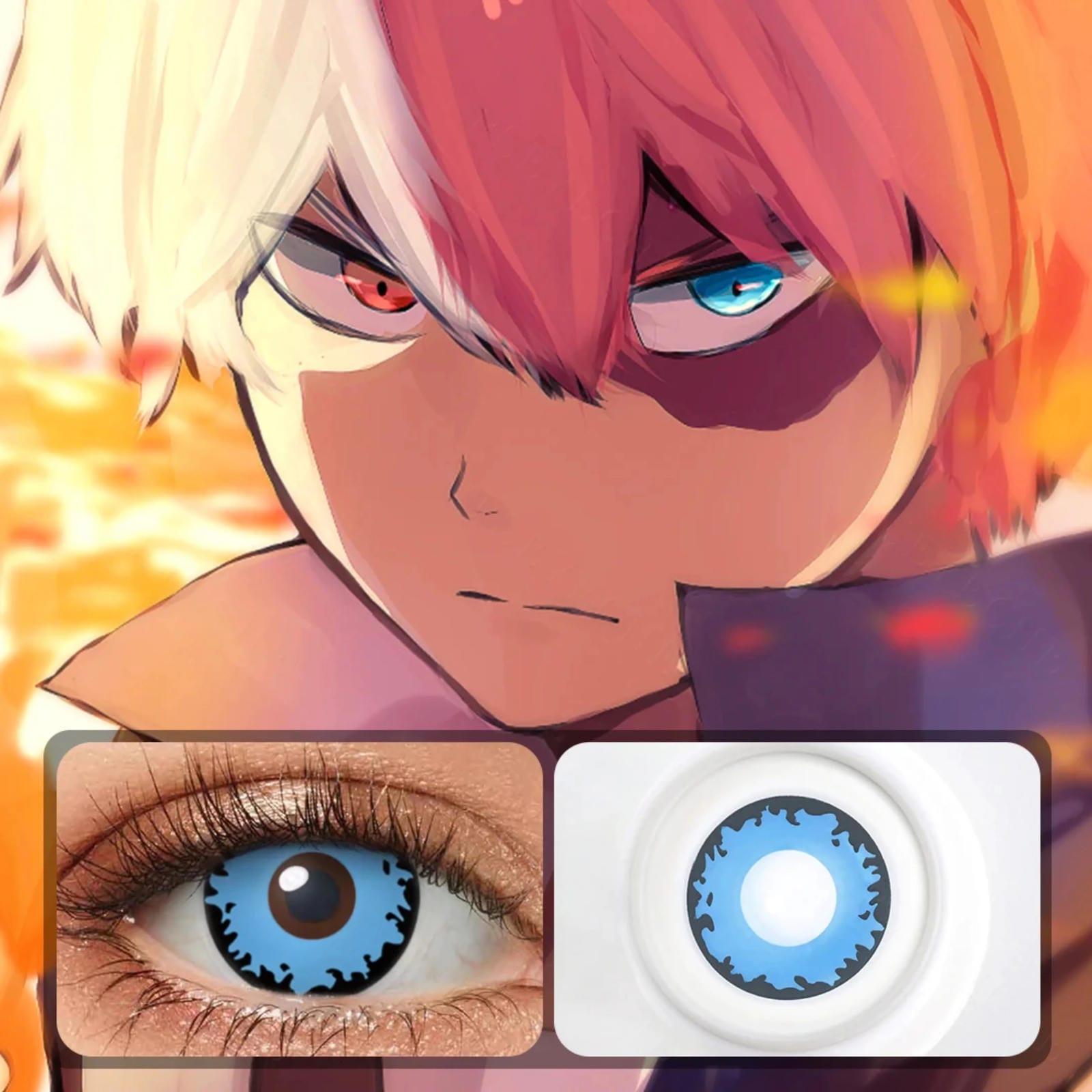 Twilight Blue Wolf Eyes Contacts – Halloween Contact Lenses