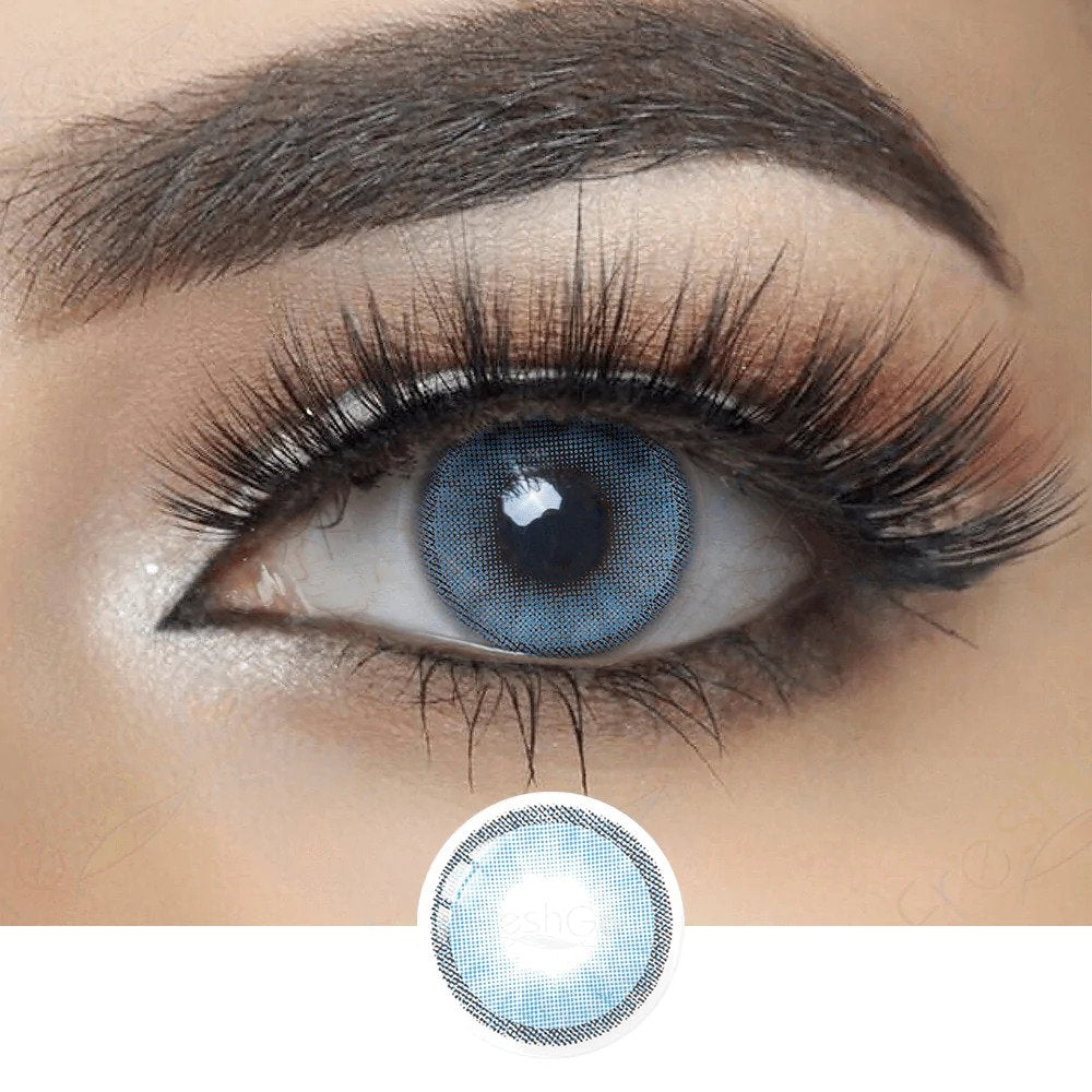 Mesmerizing Blue Coloured Contact Lenses - Transform Your Eyes ...