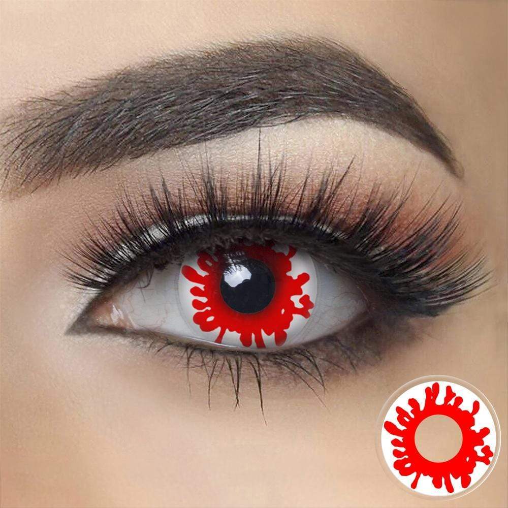 Blood Spat Halloween Contacts – Halloween Contact Lenses
