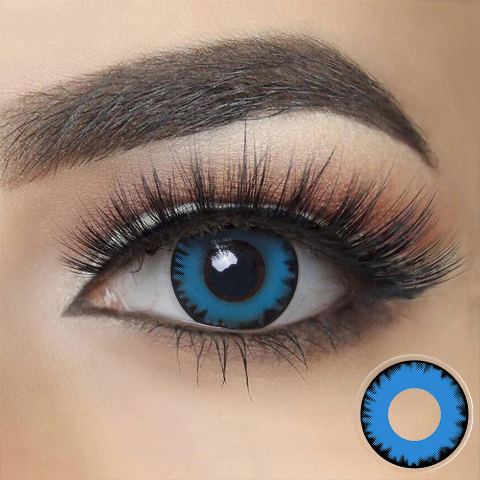 Mesmerizing Blue Coloured Contact Lenses - Transform Your Eyes ...
