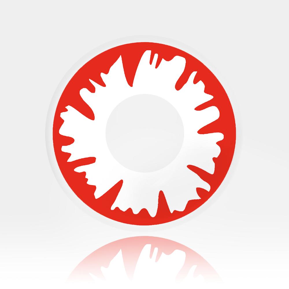 White Demon Halloween Contacts – Halloween Contact Lenses