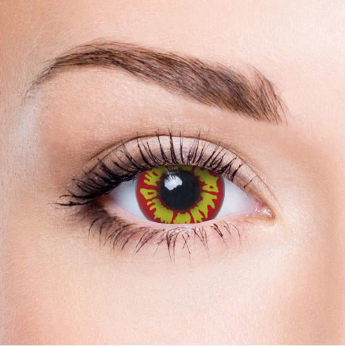 Red Contact Lenses | Fierce Red Coloured Eye Contacts Australia ...