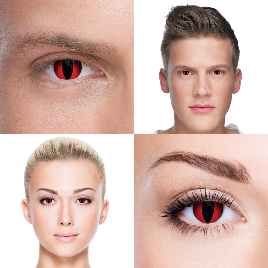 Devil Contact Lenses | Devil Eye Contact Lenses for Halloween & Fancy ...