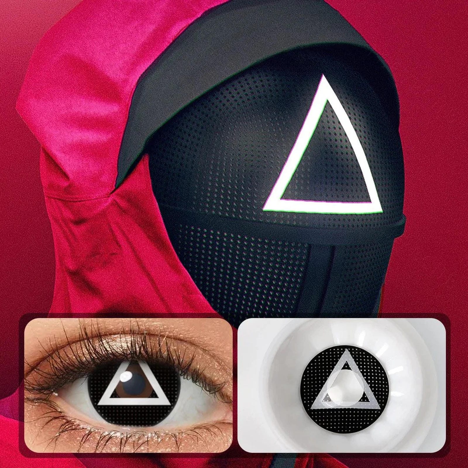 Squid Game Black Triangle – Halloween Contact Lenses